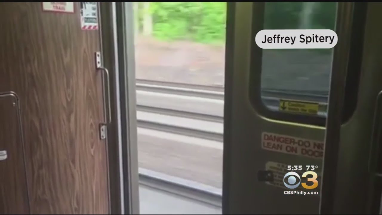 New Jersey Transit Train Door Stays Open For 8 Stops - YouTube