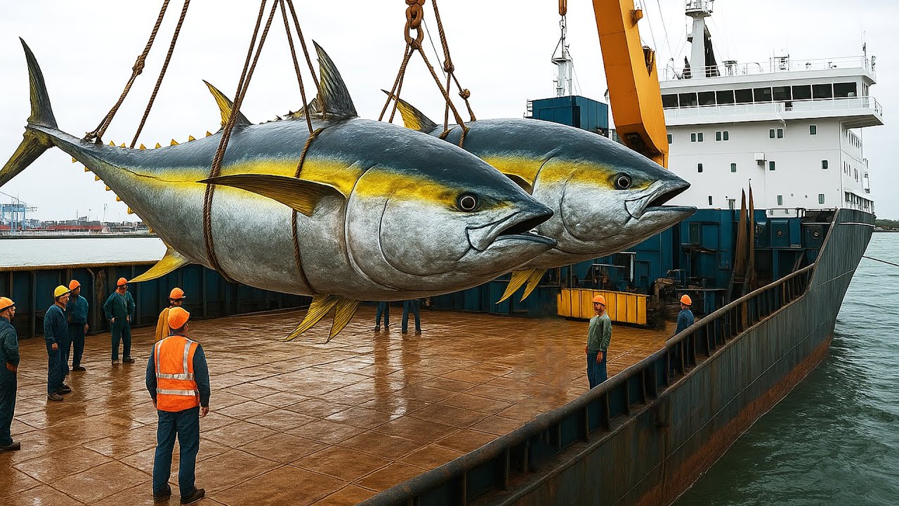 À l’intérieur des fermes de thon géant – Comment les thons Yellowfin ...