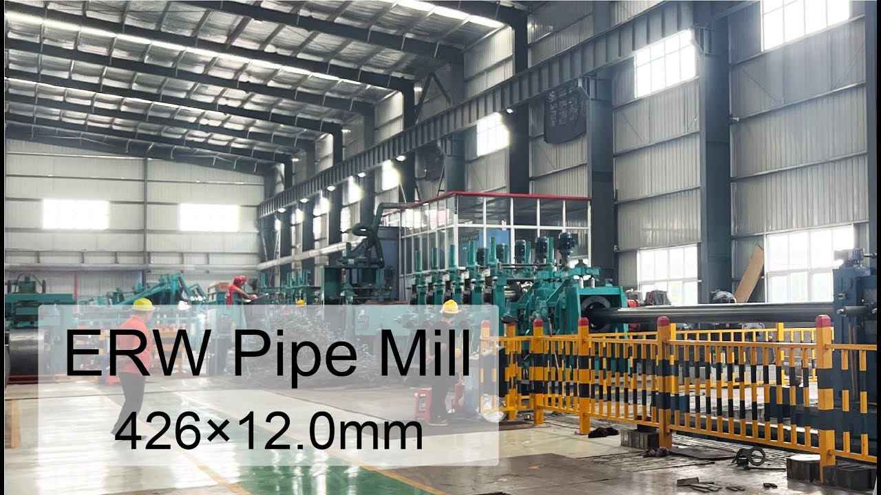 ERW Pipe Mill | Pipe Making Machine | Up to 426×12.0mm - YouTube