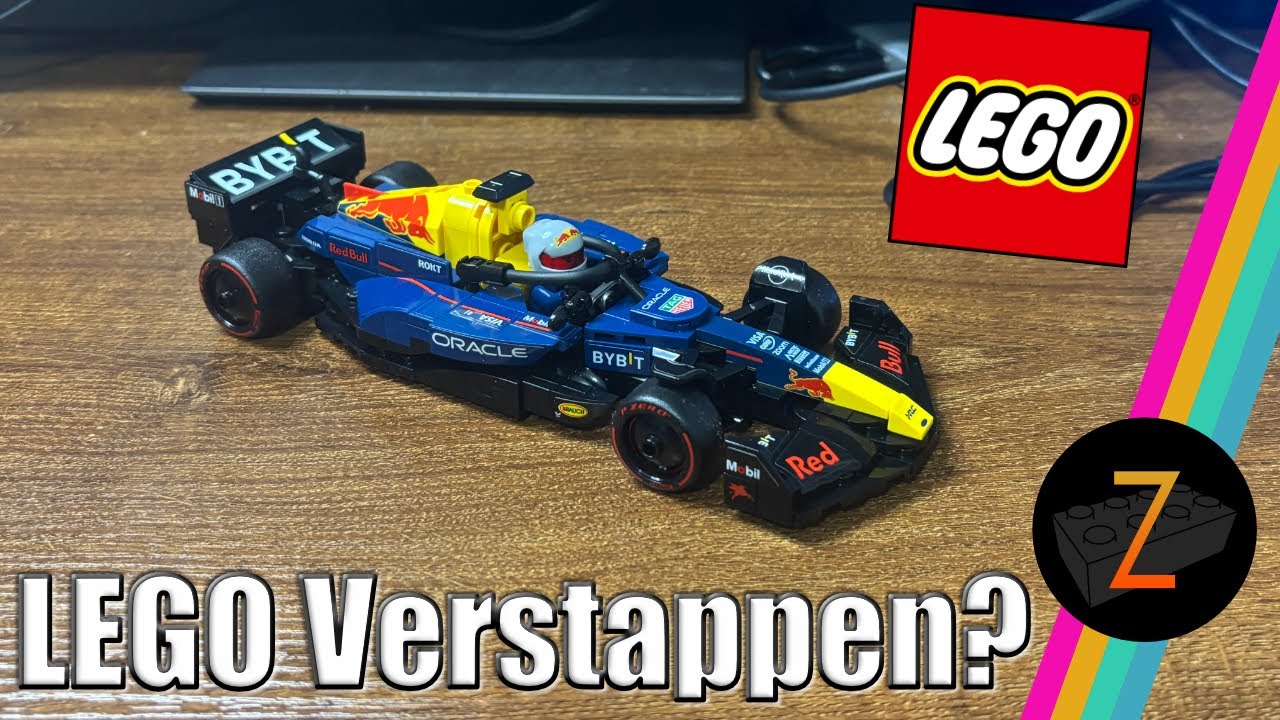 LEGO Oracle Redbull F1 Race Car Review! (Minifigure Scale) - YouTube