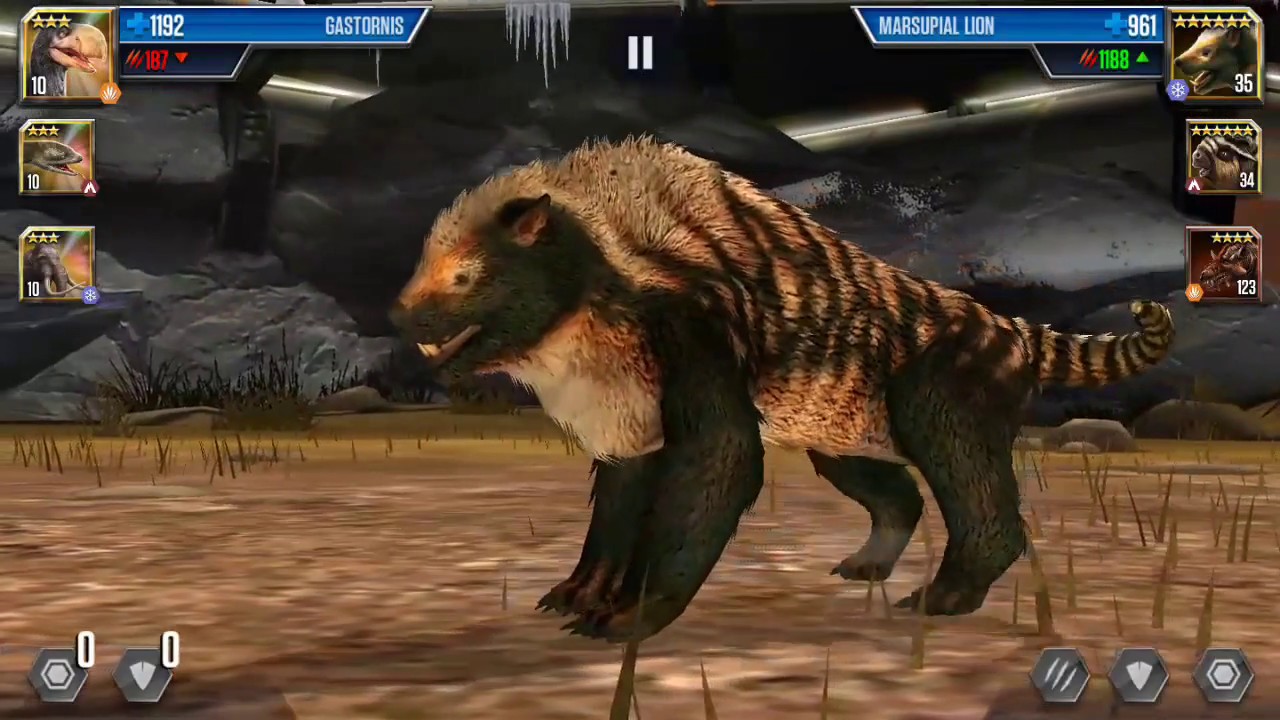 Cenozoic Battle 030218 Jurassic World The Game Youtube