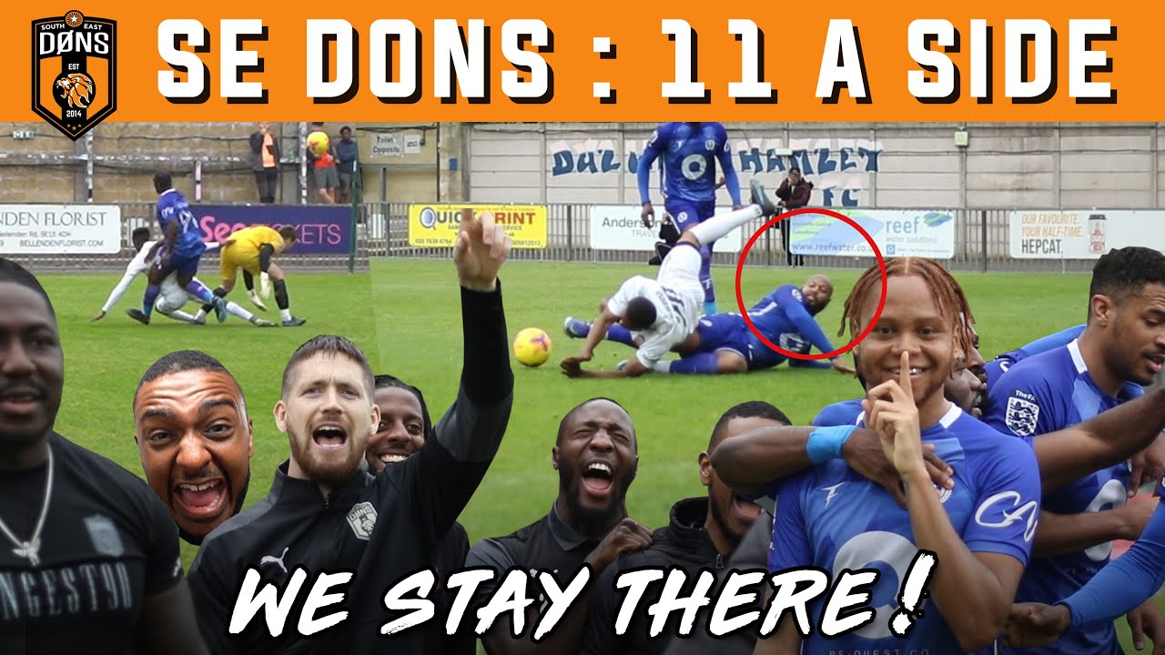 1st vs 2nd FOR THE LEAGUE! SE DONS vs HATCHAM | Sunday League Football ...