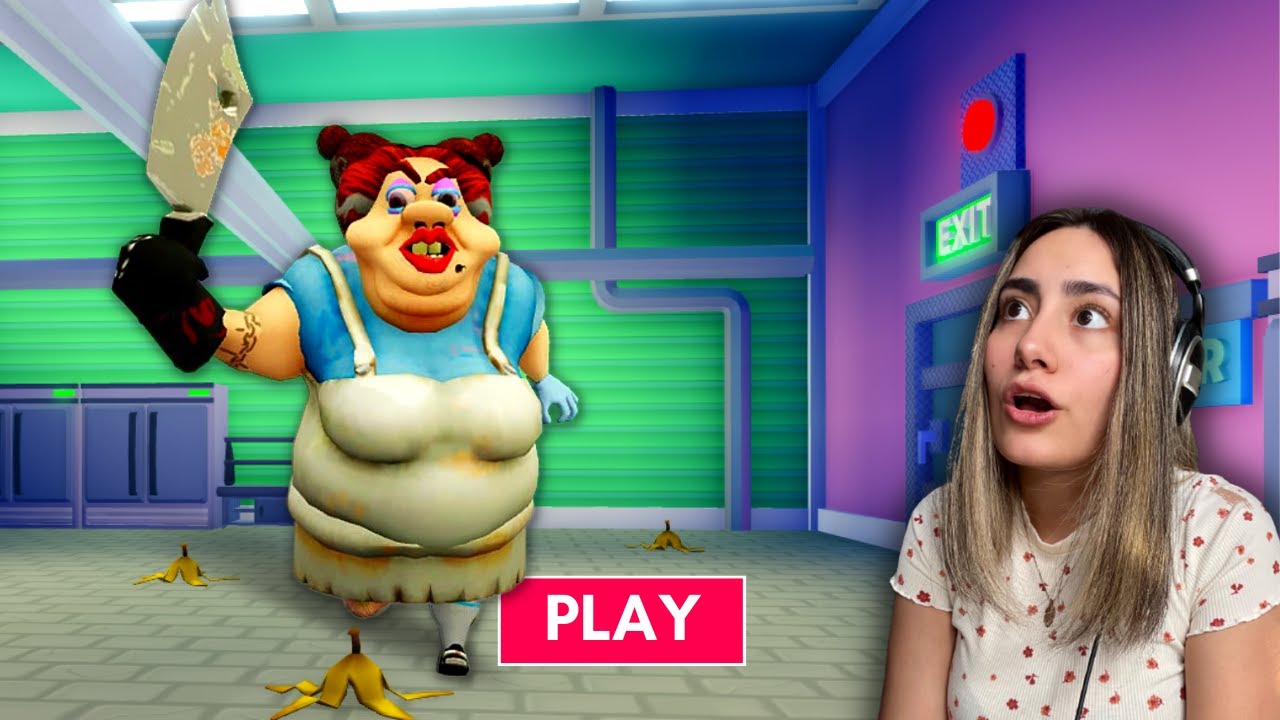 Escape The Lunch Lady in Roblox| Andie - YouTube