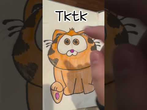 make a baby Garfield squishy (easy) - YouTube