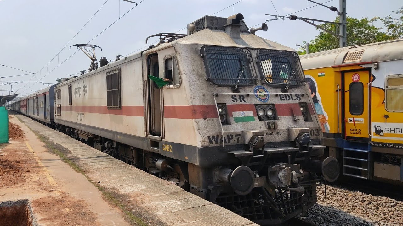 VAIGAI SUPER FAST EXPRESS Route Diversion Via Mainline 12636 Madurai ...
