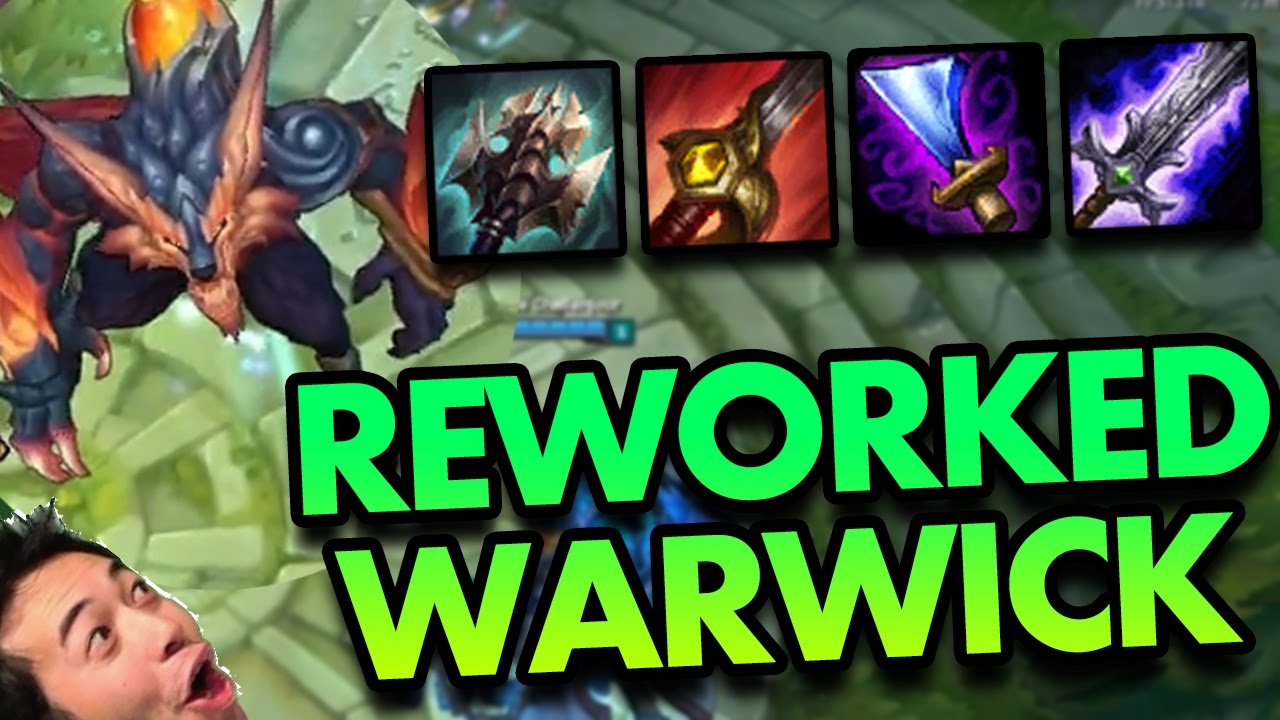 FULL ON HIT REWORKED WARWICK - PBE League of Legends With Friends - YouTube