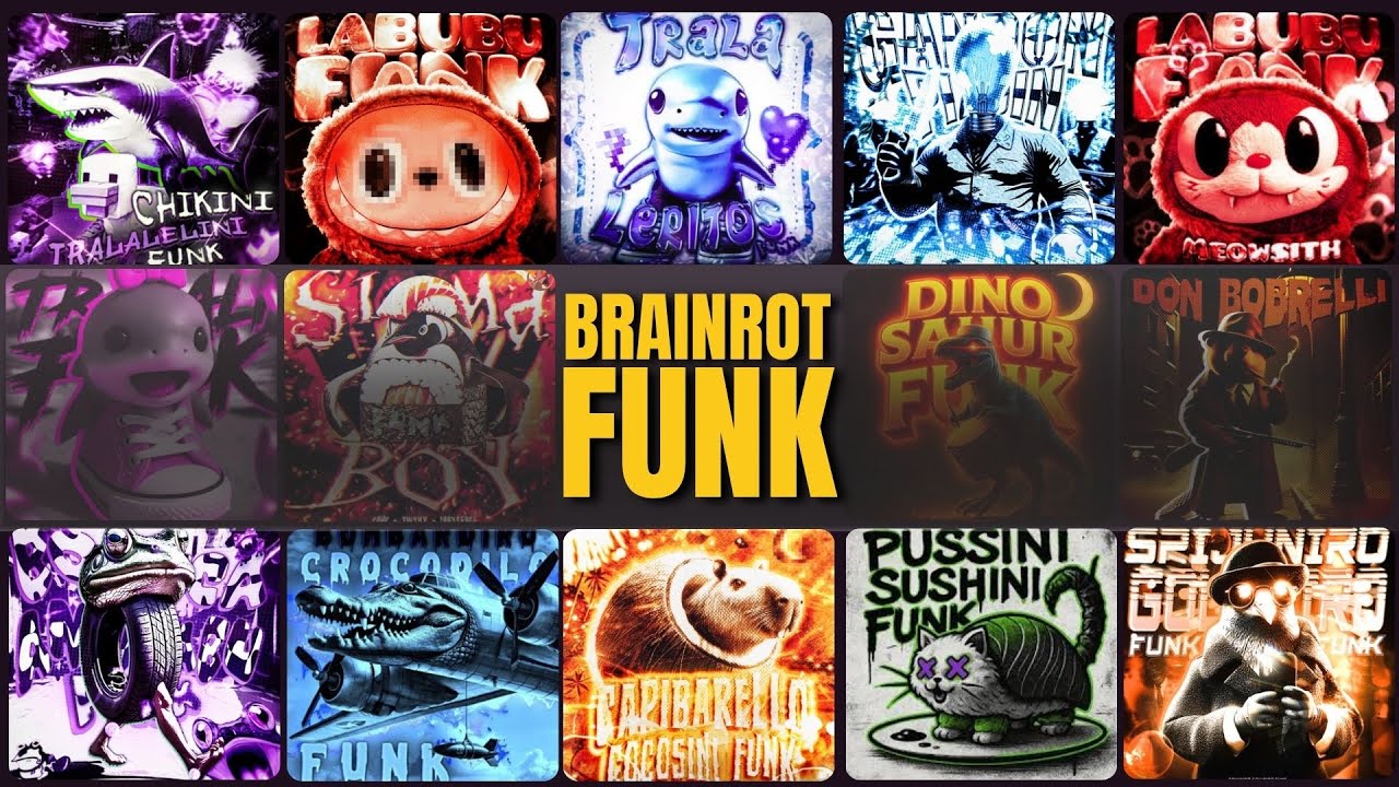 All BRAINROT ANIMALS FUNK ( PHONK ) SONGS - YouTube