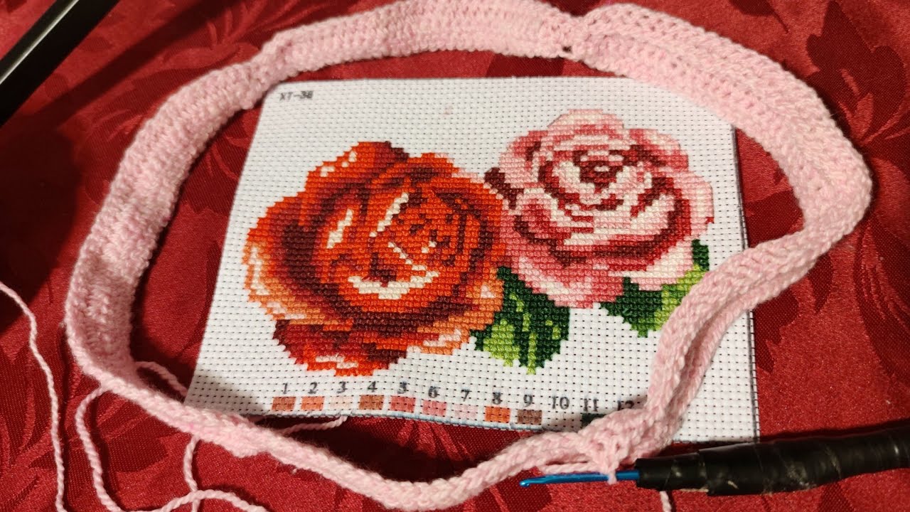 Rama foto crosetata tutorial - YouTube