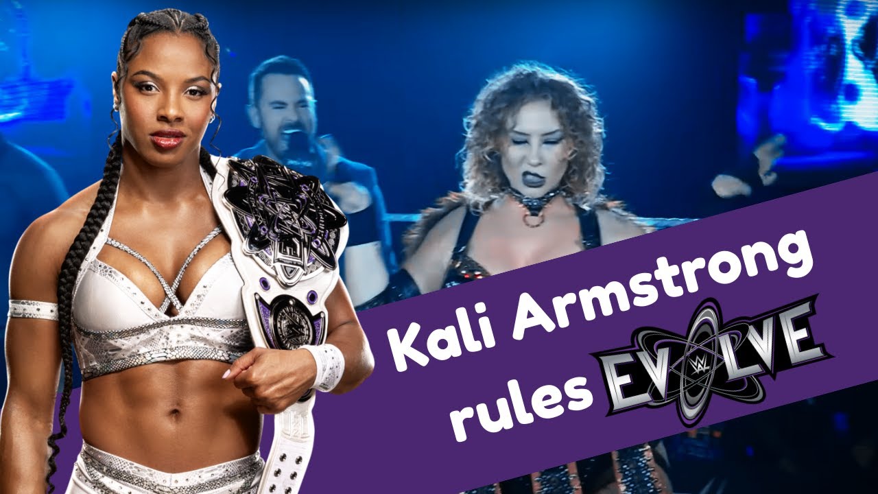 Kali Armstrong rules over WWE Evolve! - YouTube