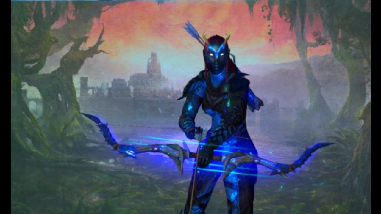The Elder Scrolls Online: 97k Bow Bow Warden Tzog Rele Kilt BRP Bow ...