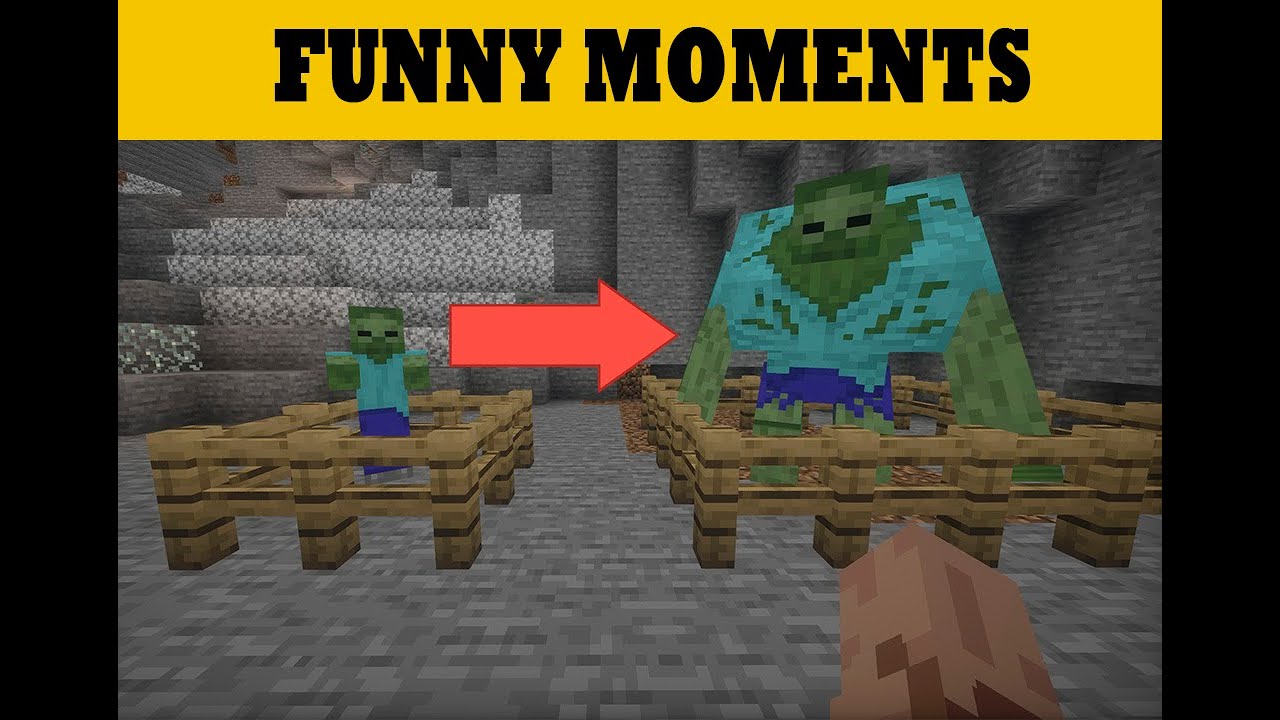 The Funniest Minecraft Monsters Moments You've Never Seen - YouTube
