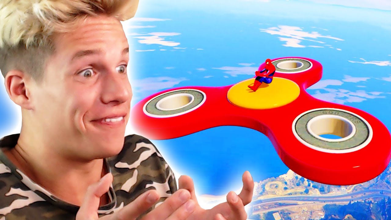 Fidget Spinner in GTA V 😳 - YouTube