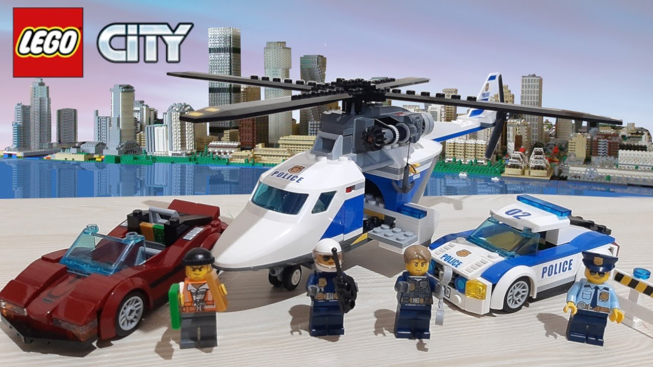 LEGO CITY 60138 High Speed Chase with Chase McCain Building Toy ...