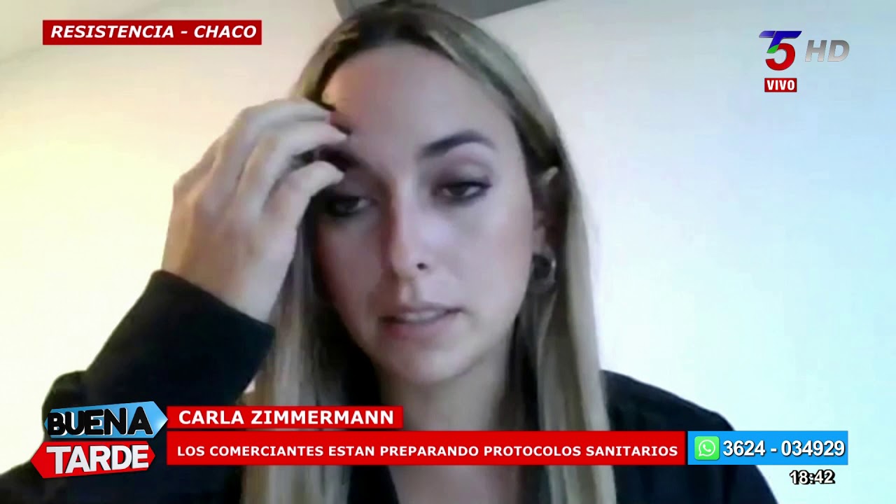 ENTREVISTA CON CARLA ZIMMERMANN: APERTURA CONTROLADA DE COMERCIOS - YouTube