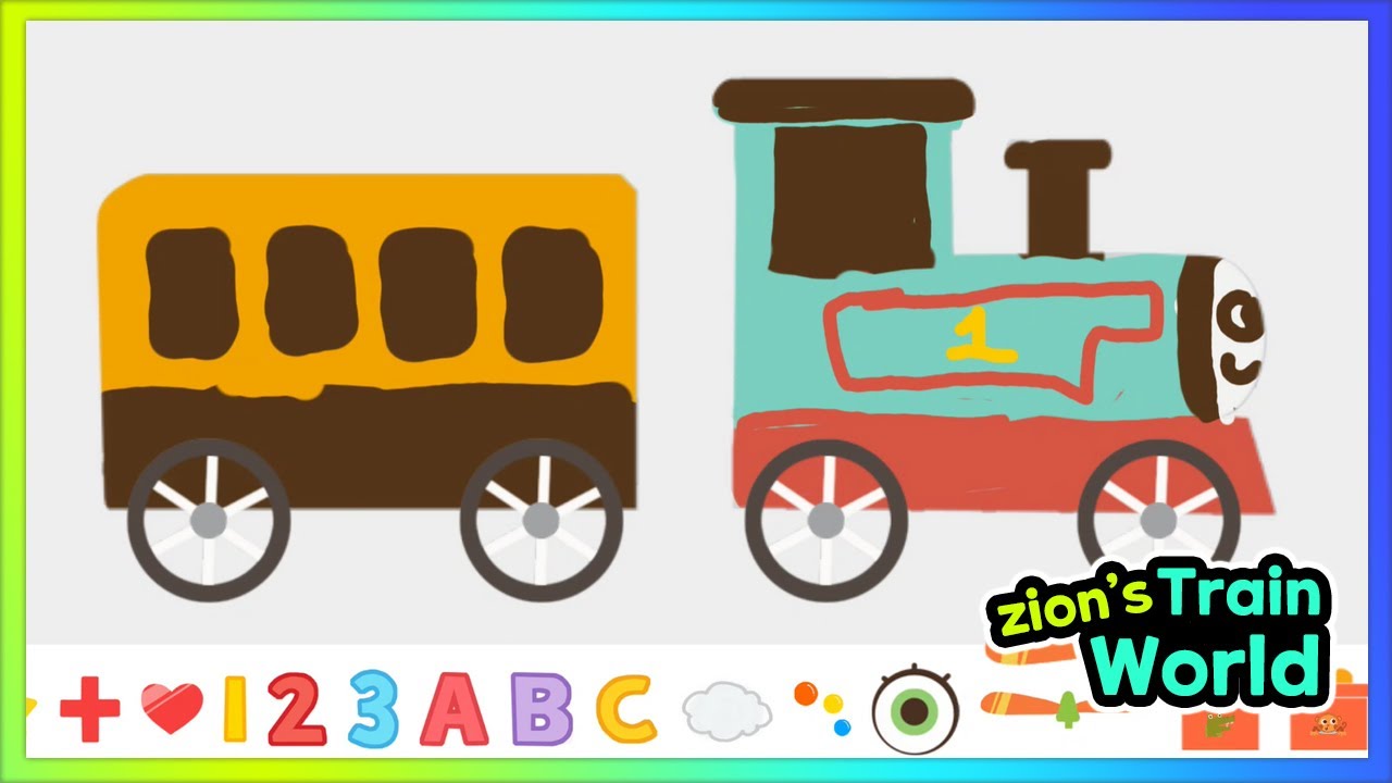 Labo Train Draw & Race Train Game #7 - YouTube