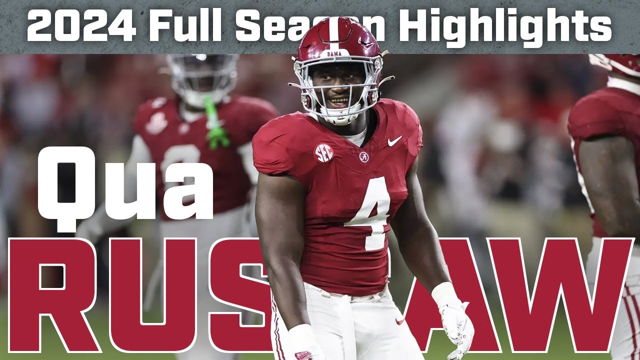 Qua Russaw | 2024 Highlights | HD | Alabama LB 🐘 - YouTube
