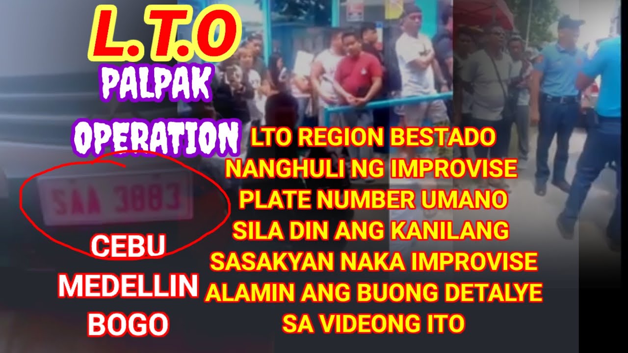 VIRAL L.T.O NANGHULI NG IMPROVISE PLATE SA NORTE BESTADO/MEDELLIN,BOGO ...