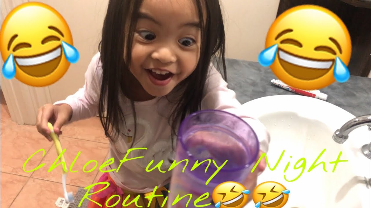CHLOE FUNNY NIGHT ROUTINE😂😂 - YouTube