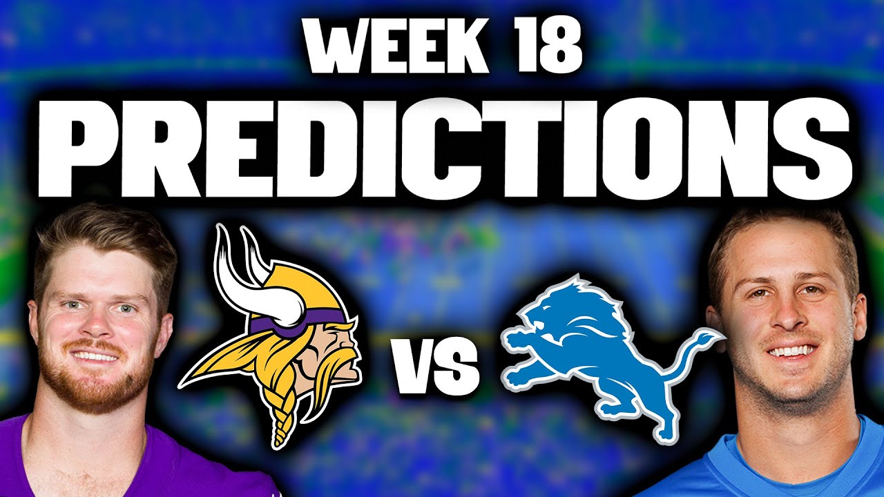 NFL Week 18 Predictions - YouTube