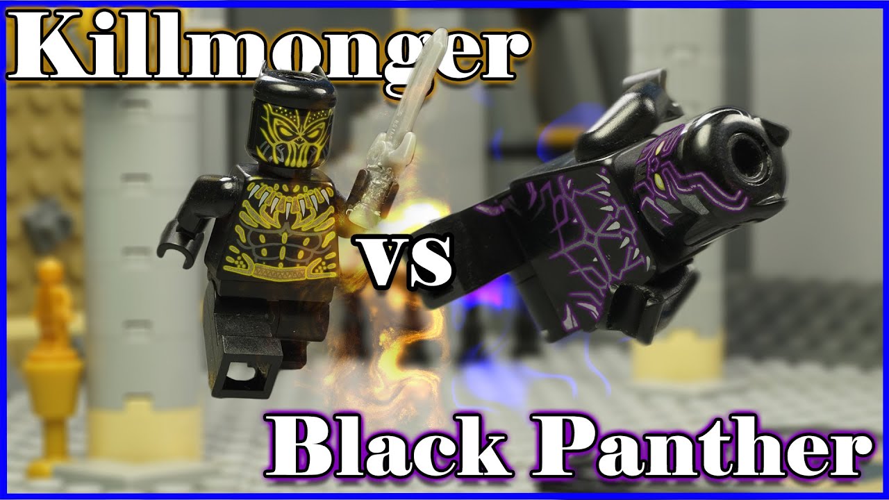 Lego Black Panther vs Killmonger: Cousin Rivalry - YouTube