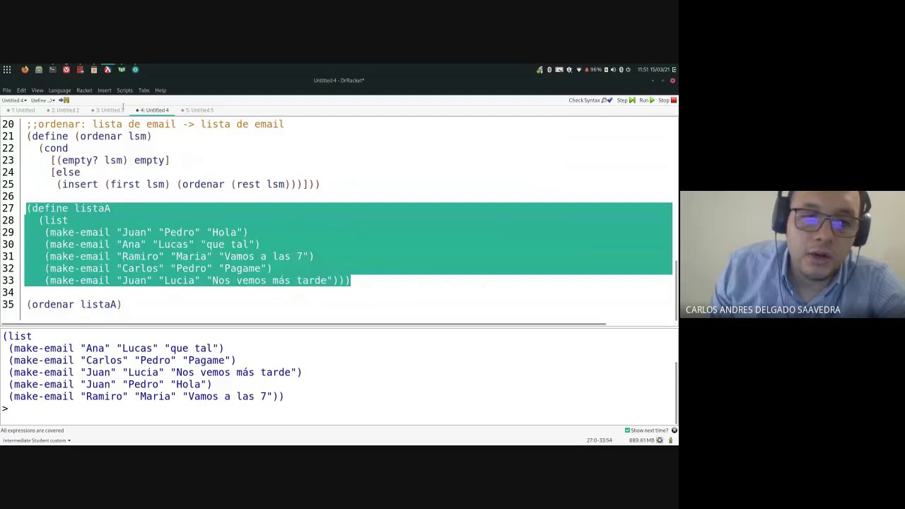 Fundamentos de programación Clase 12 4 Listas de listas III - YouTube