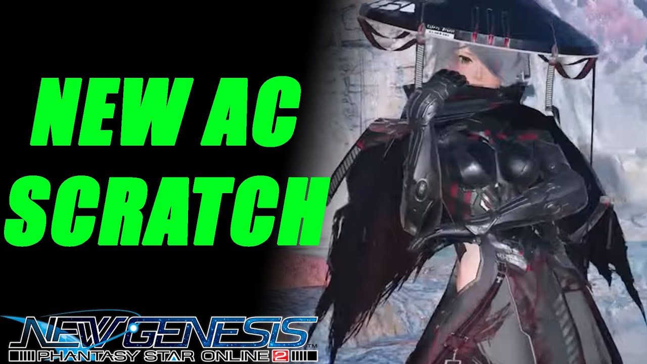 PSO2:NGS I scratched on the new AC Scratch (Silhouette of Darkness ...