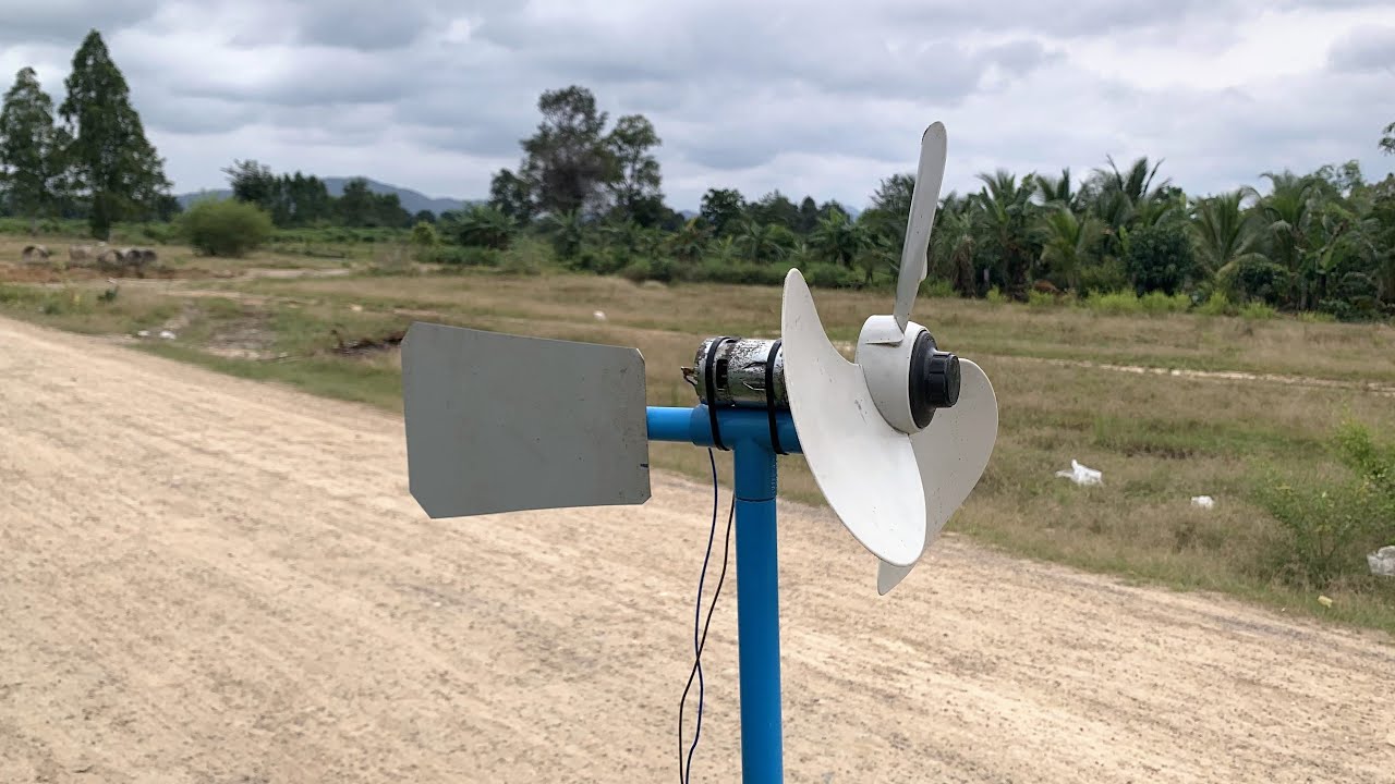 Making Powerful New Model Wind Turbine / wind turbine project - YouTube