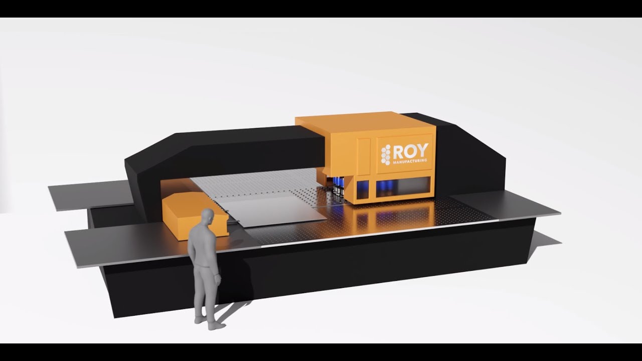Roy Manufacturing - How Do CNC Turret Punch Presses Work? - YouTube