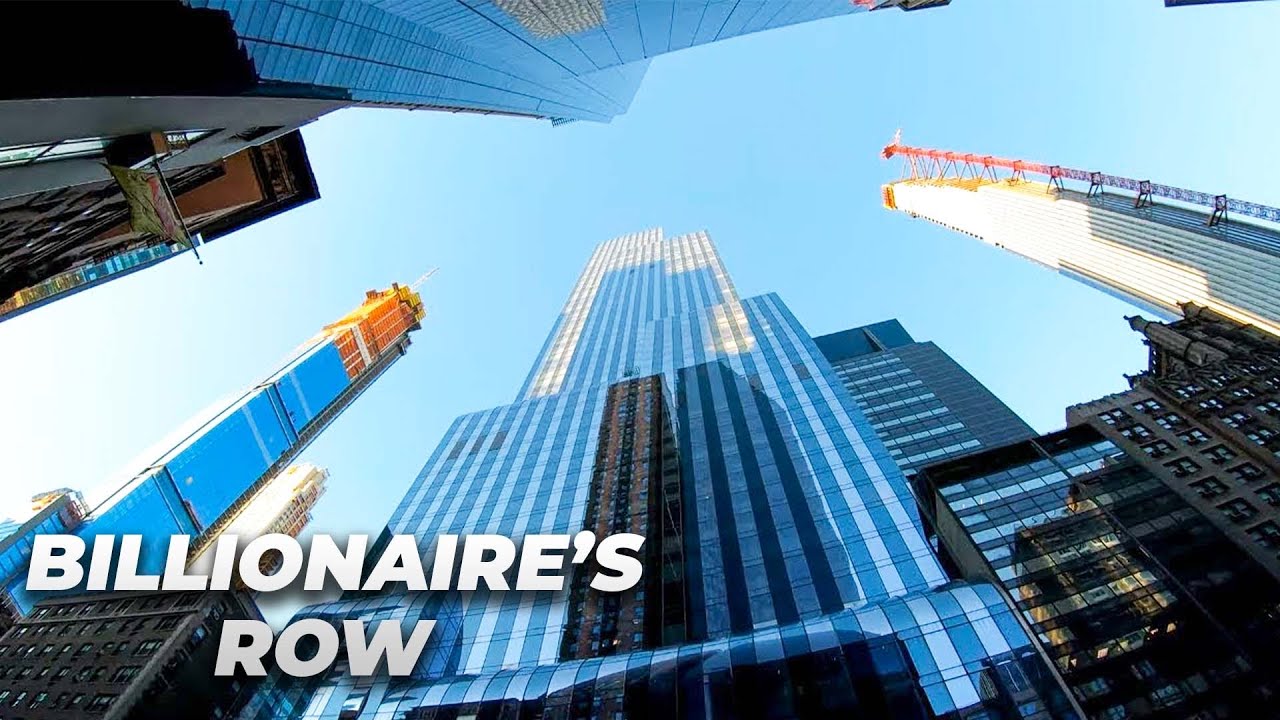 ⁴ᴷ⁶⁰ Walking NYC (Narrated) : 57th Street (Billionaire's Row) in its ...