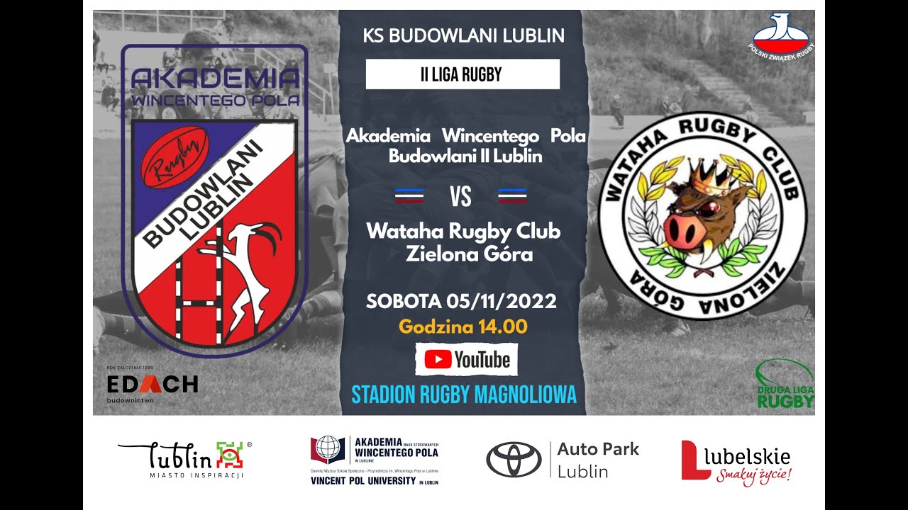 Akademia Wincentego Pola Budowlani Lublin II ⚔ Wataha Rugby Club ...