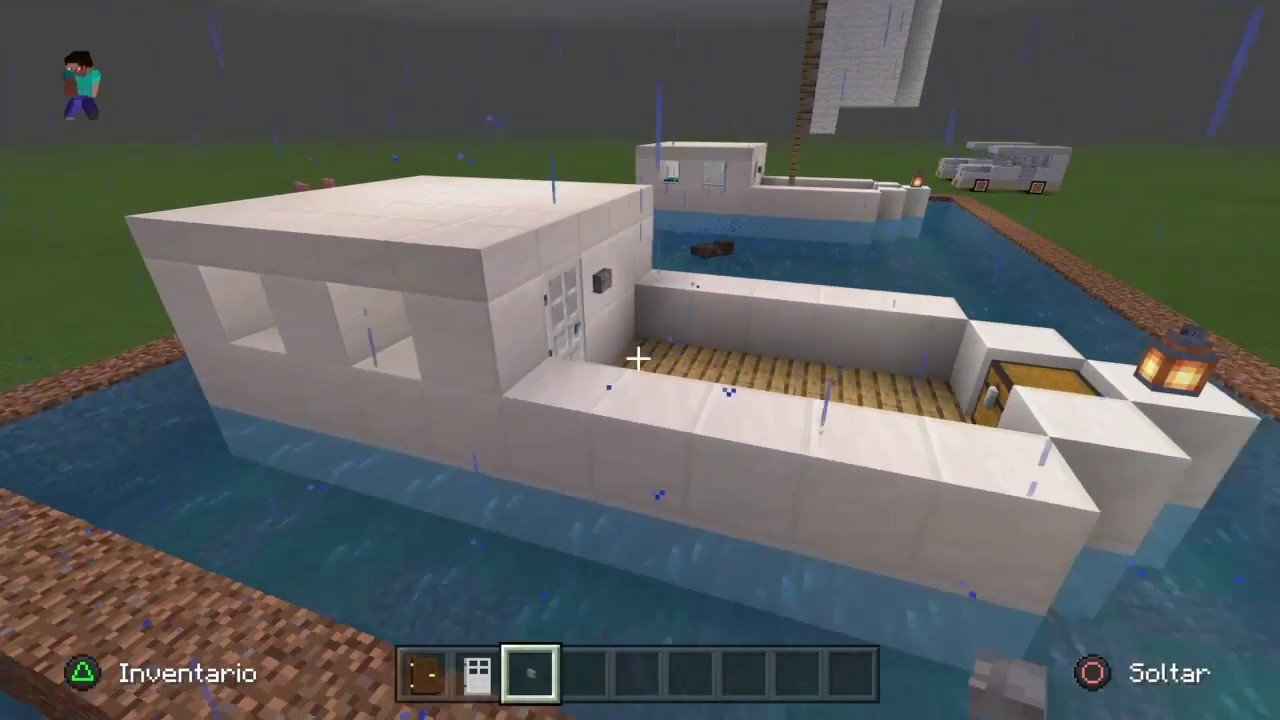 Como hacer un velero moderno en minecraft - YouTube
