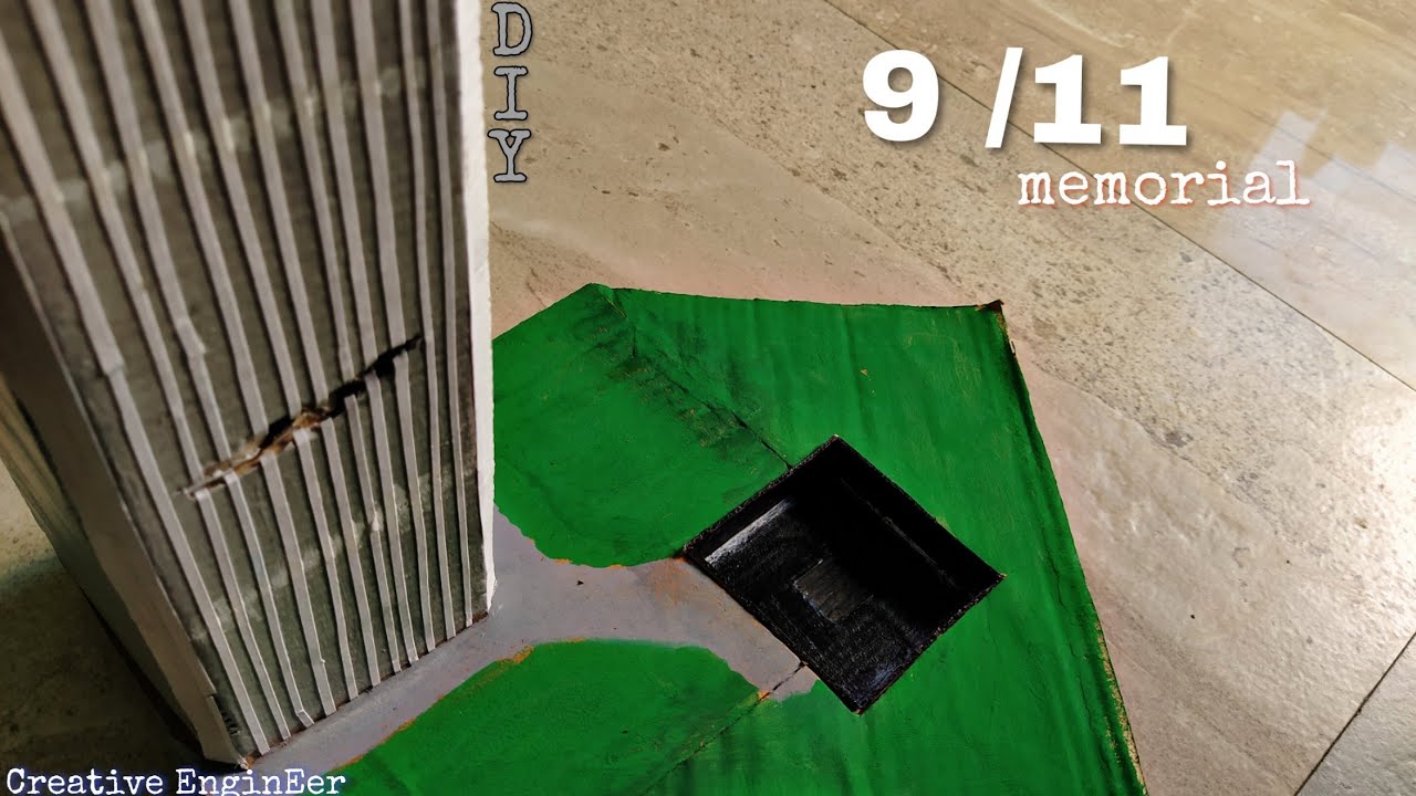 DIY 9/11 memorial | WTC twin towers | Creative EnginEer - YouTube