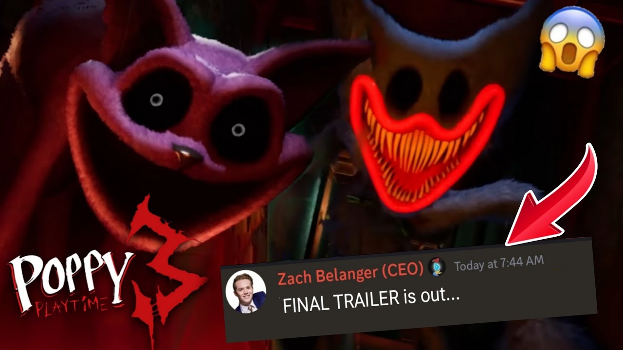 Poppy Playtime: Chapter 3 - Official Trailer Is Out || Poppy Playtime ...