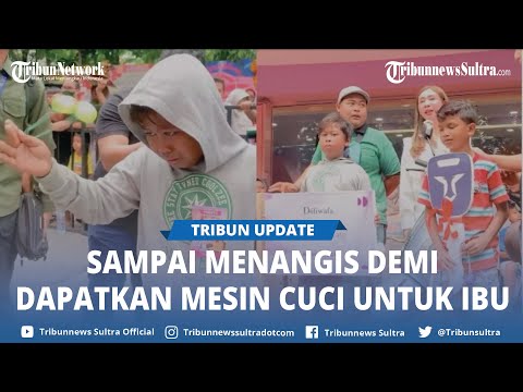 Viral Bocah Ikut Lomba Main Latto latto Demi Mesin Cuci Untuk Ibunya, Sampai Menangis Saat Tanding