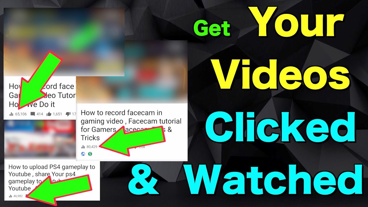 How to increase your click thru rate & get more Views . Get Your Videos ...
