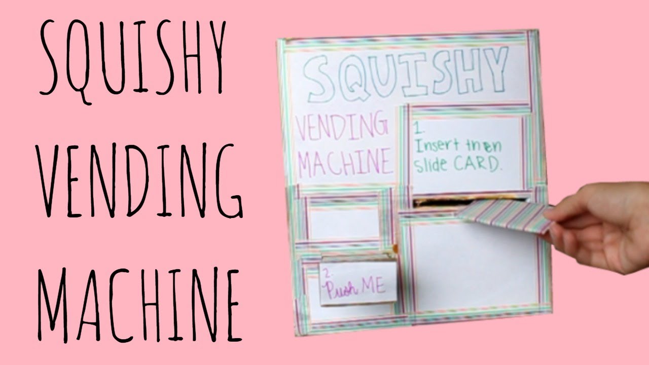 Squishy Vending Machine THAT WORKS! - YouTube