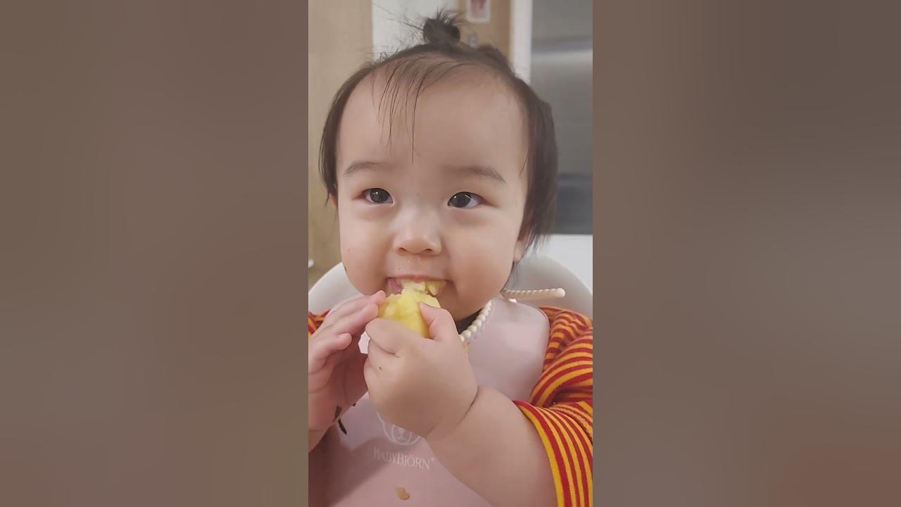 돌아기 사과먹방 Asmr 먹뱉 유치8개남 Youtube