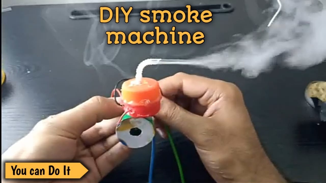 How to make mini Smoke machine at home | DIY | DC motor - YouTube