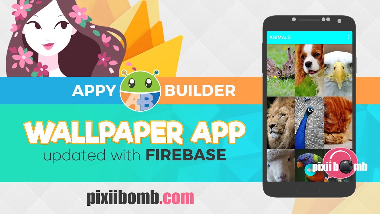 AppyBuilder: Wallpaper App Updated with Firebase - YouTube