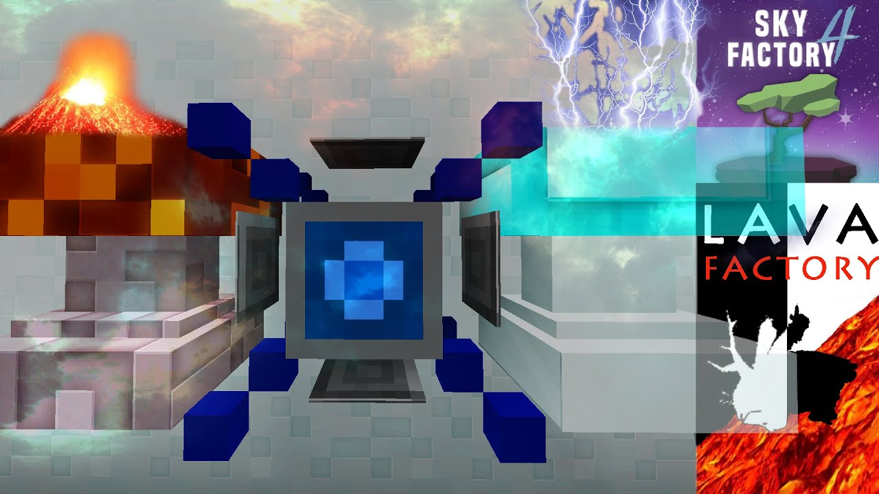 Fluid Transfer Node 🔥 SkyFactory 4 Folge 10 🔥 Lava Factory - Minecraft ...