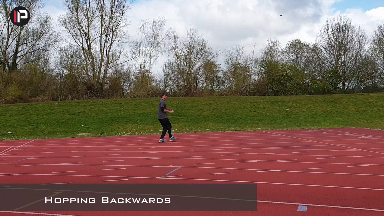 Hopping Backwards Side View - YouTube