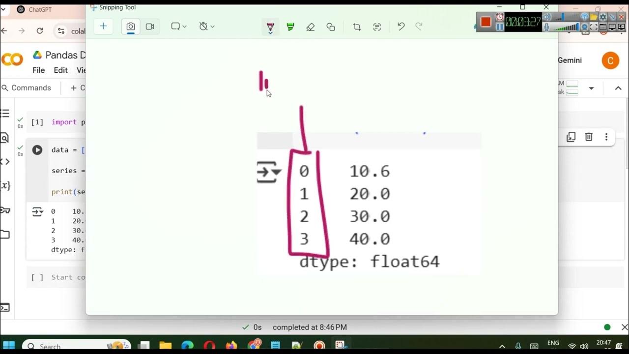 Python for Data Science - Pandas Day 2 - Series Creation and Methods ...