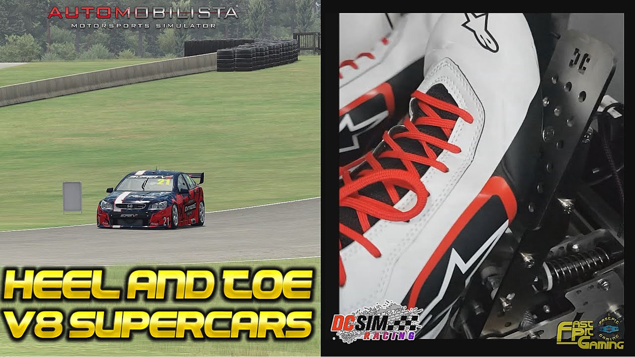 Heel & Toe V8 Supercars || DC Simracing Pedals @ Automovilista - YouTube