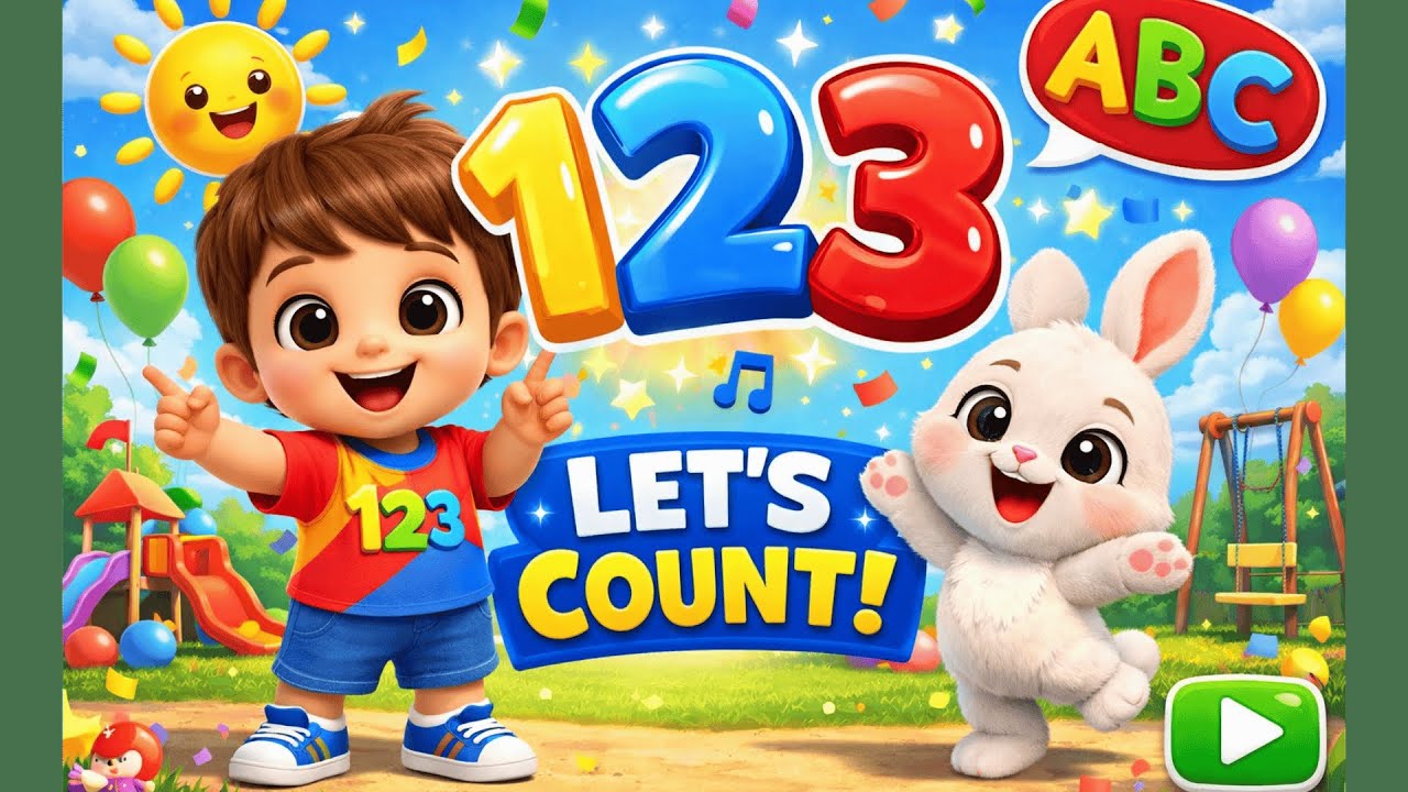 Learn 1 2 3 with Fun | Counting Nursery Rhymes for Kids One Two Three 🎵 ...
