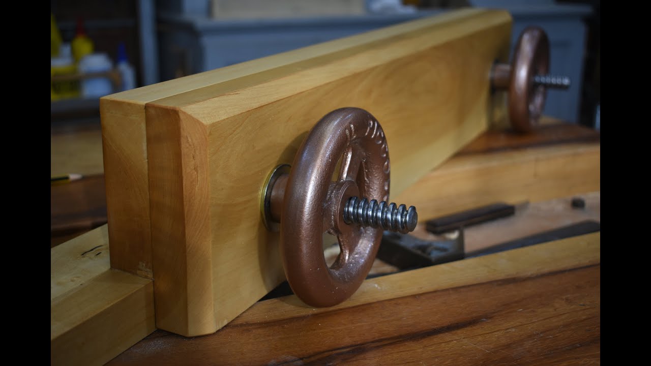 Morsa para carpintería estilo Moxon - Moxon vise - YouTube