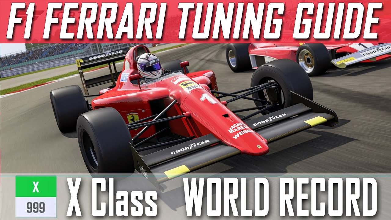 Forza 7 Tuning Guide: F1 Ferrari 641 | VIR World Record 1:02.4 (X Class ...