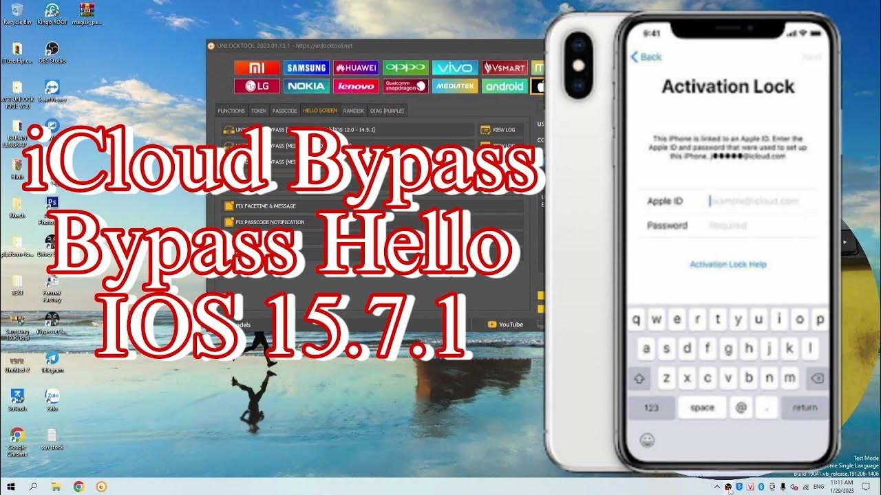 (Bypass Hello New) NO KEY - Bypass Hello iPhone 7 Plus IOS 15.7.1 by Unlocktool #bypassicloud ...