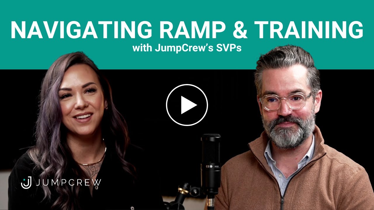 Navigating Ramp & Training in Sales with JumpCrew's SVPs - YouTube