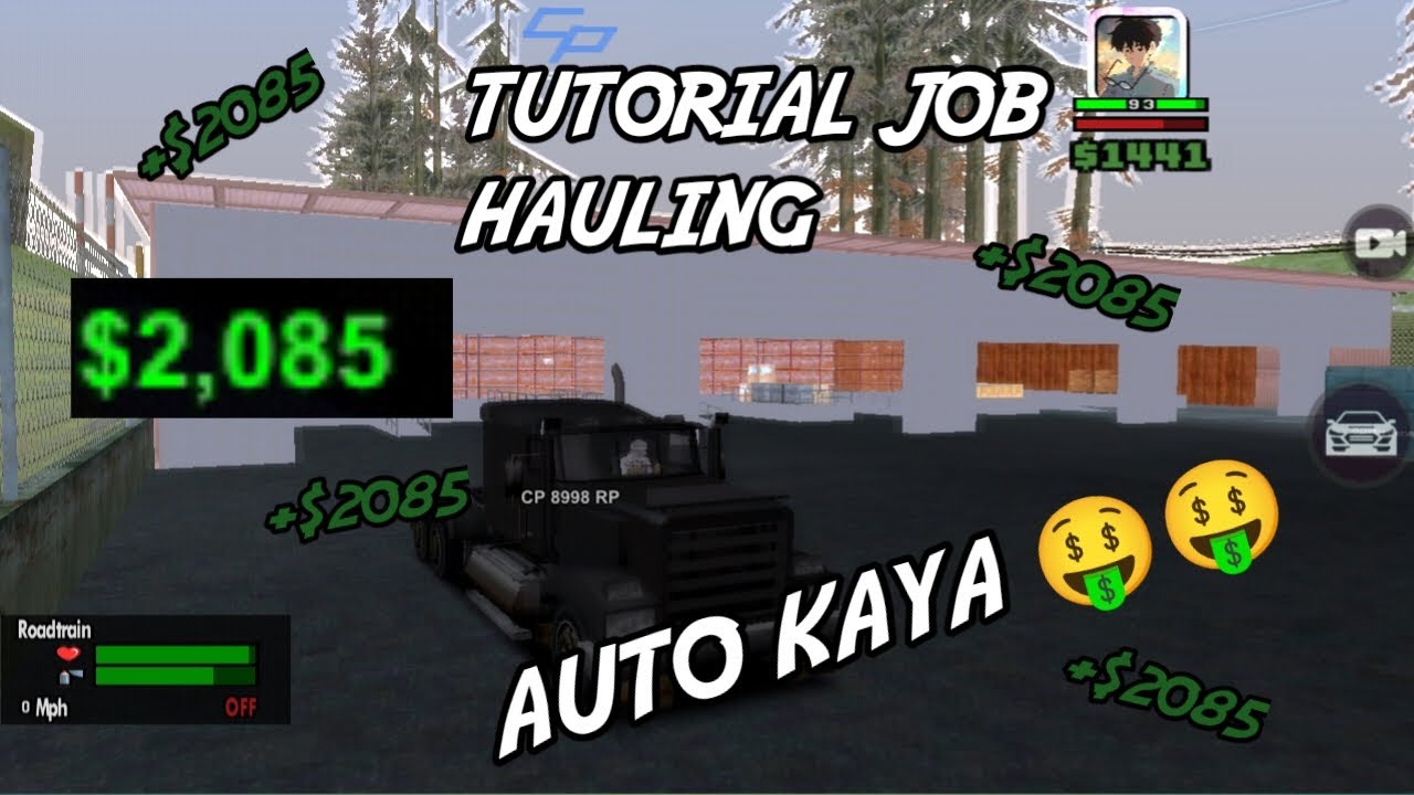 #2 bermain GTA Samp di server cprp | Cesar Hamilton | TUTORIAL JOB HAULING - YouTube