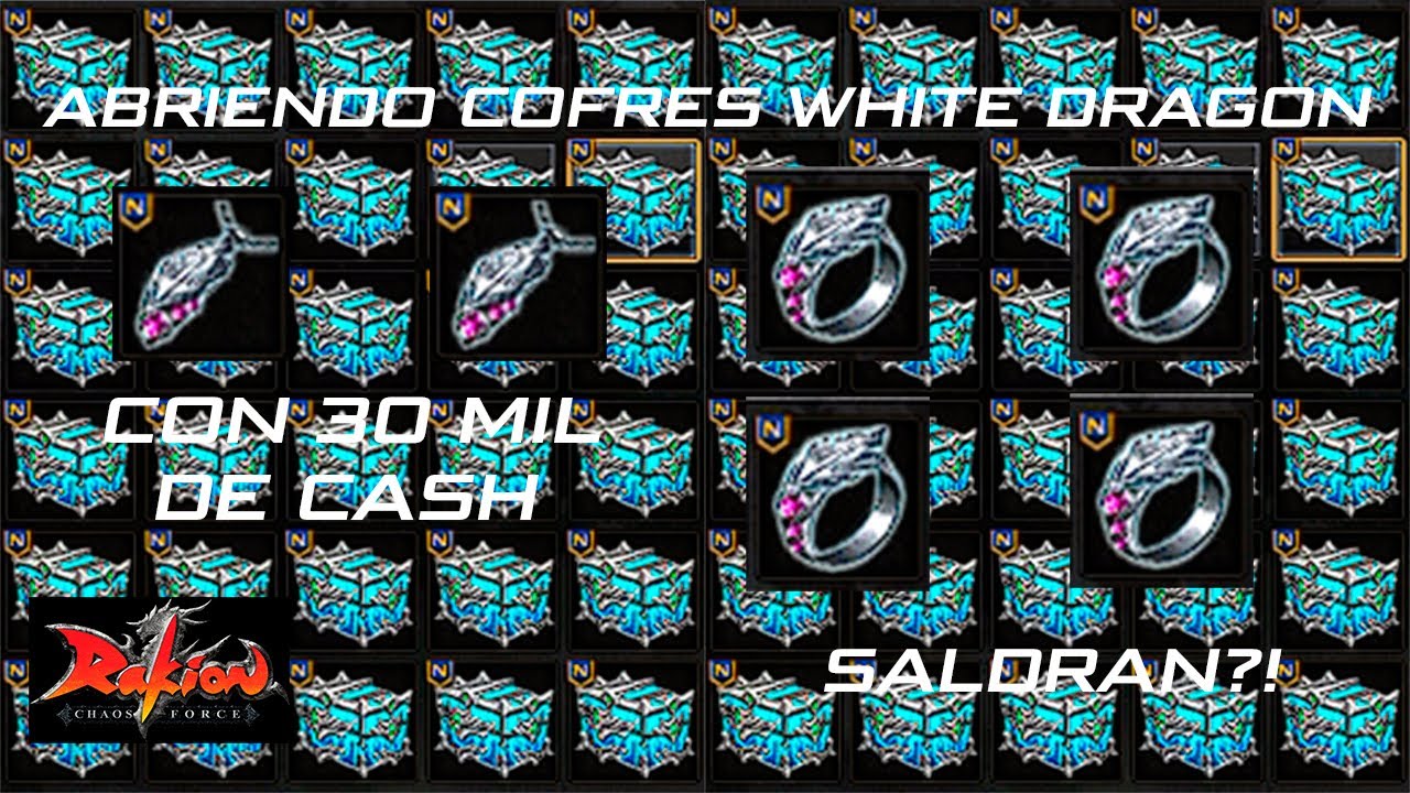 ABRIENDO COFRES WHITE DRAGON - RAKION LATINO - YouTube